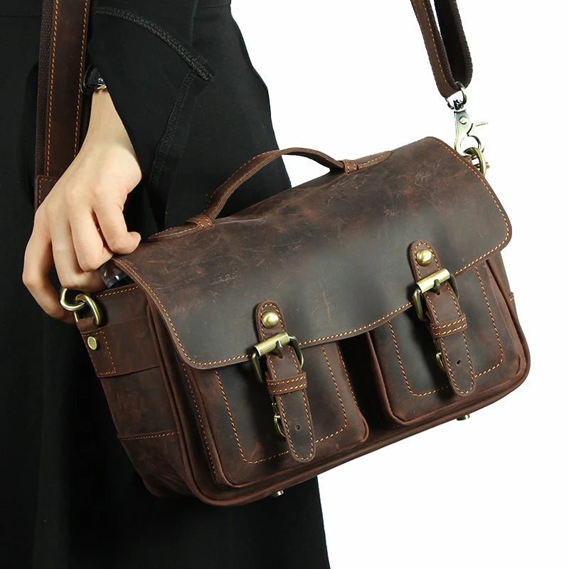 Leather Vintage Camera Bags | Leather Camera Backpacks – Hudson Forge ...